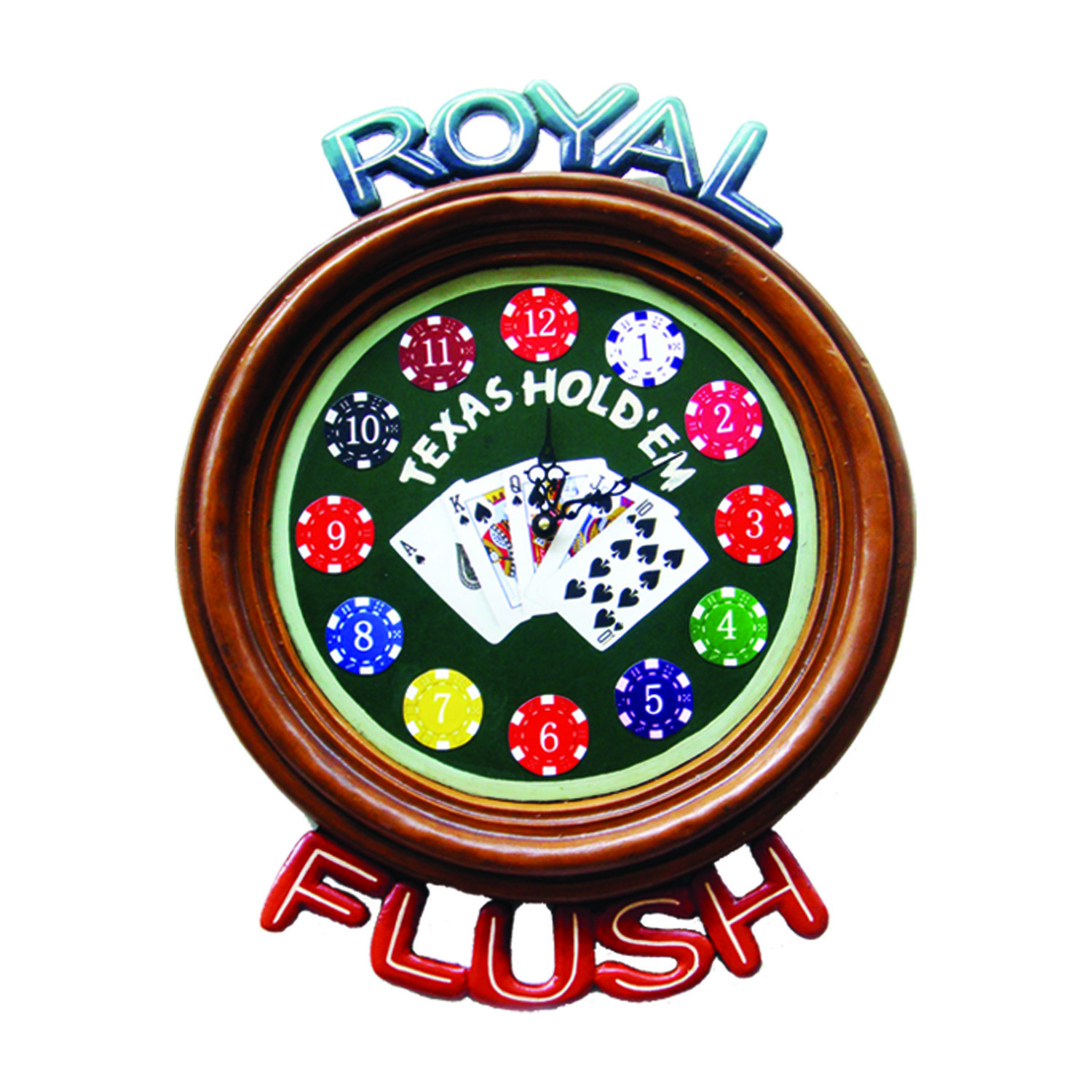 Royal Flush Clock
