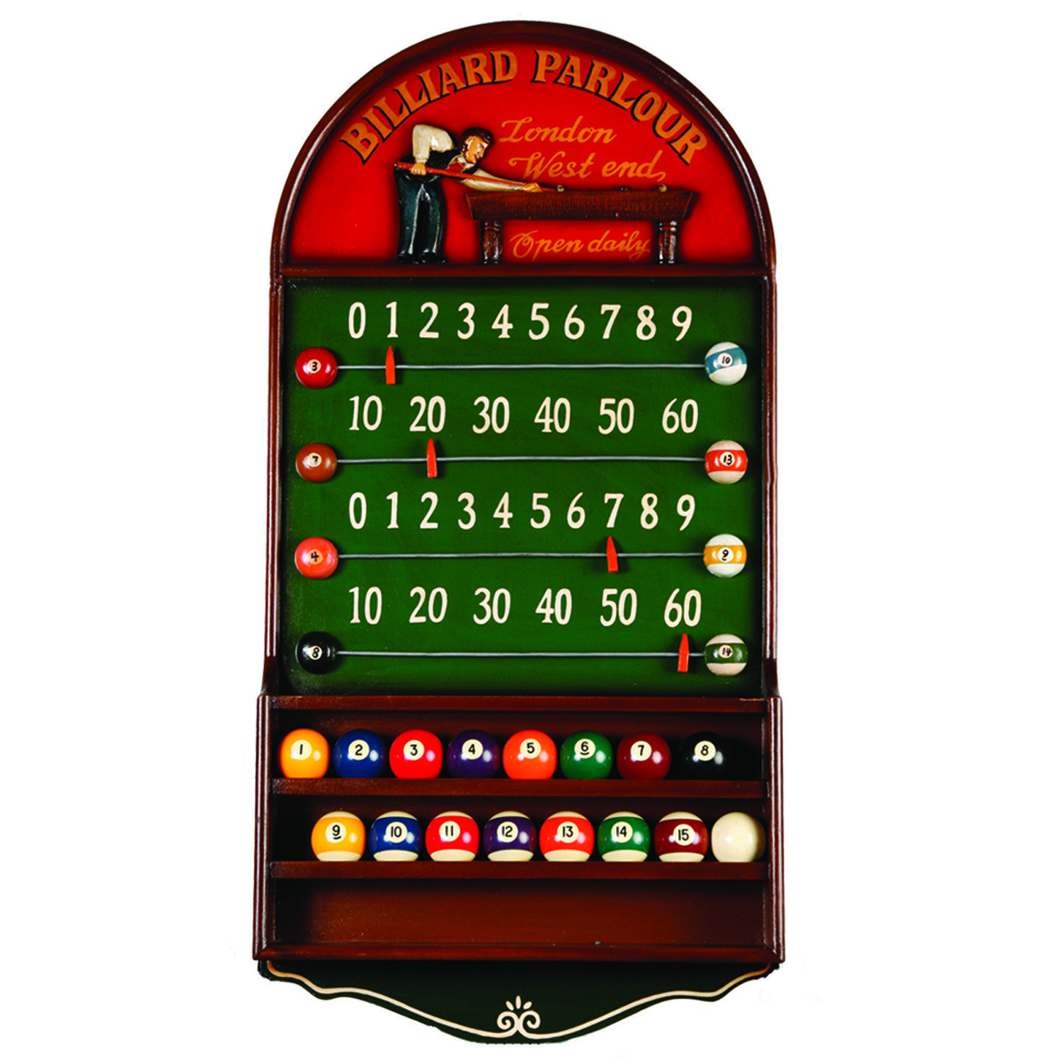 Parlor Counter & Ball Holder